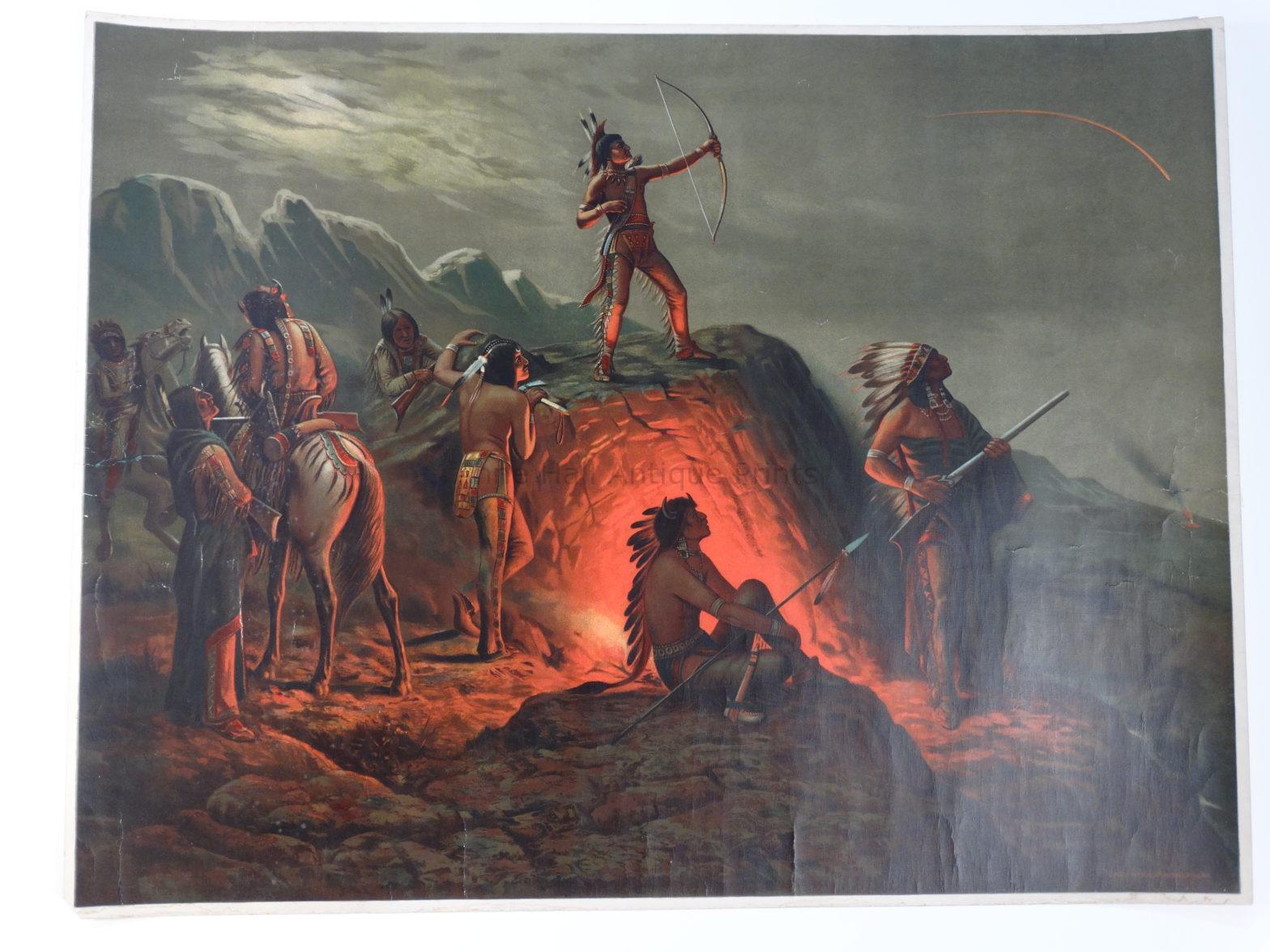 American Indian Antique Lithographs Engravings | McKenney Hall Tribes