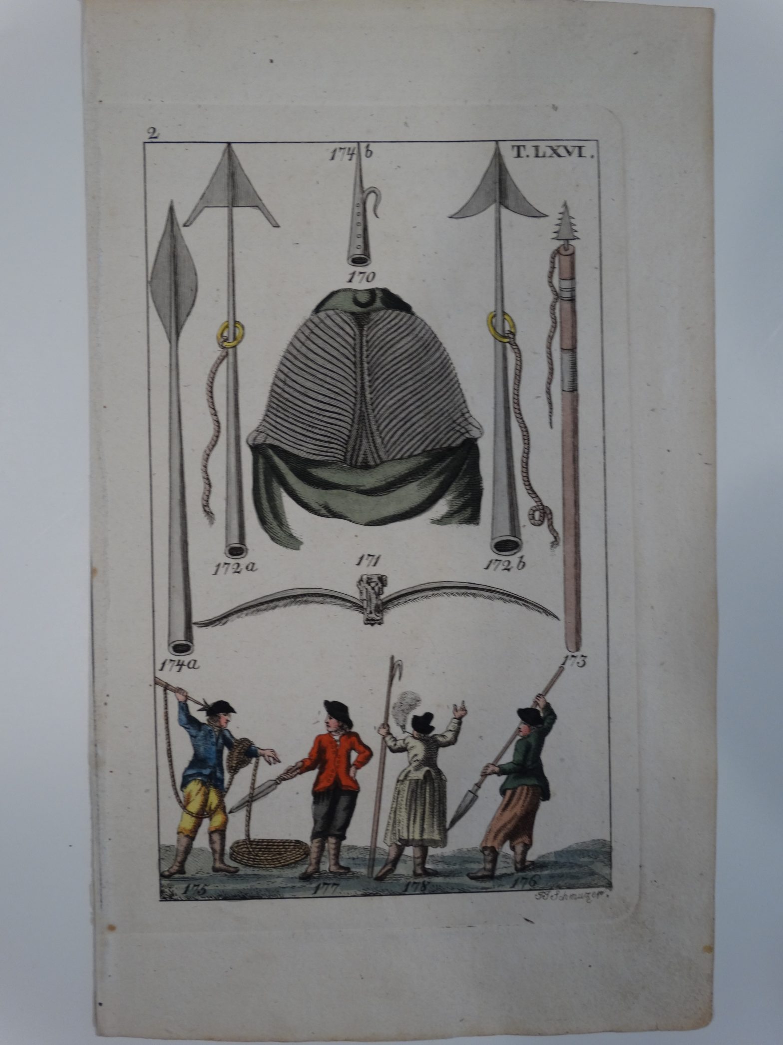 Wilhelm Whales T.LXVI. Whaling Harpoons | Antique Lithographs & Engravings